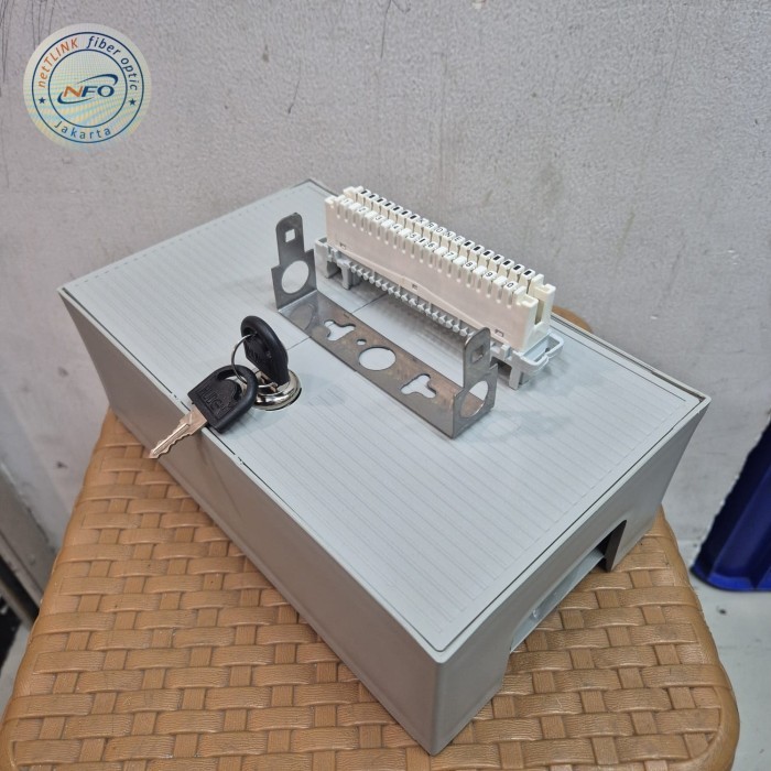 Jual Box MDF telepon 10 pair / terminal box mdf fiber 10 pair +LSA ...