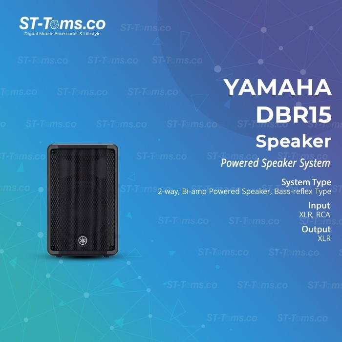 Jual Yamaha DBR15 DBR-15 Active Speaker 15 Inch Output 1000 Watt - 1Pcs ...