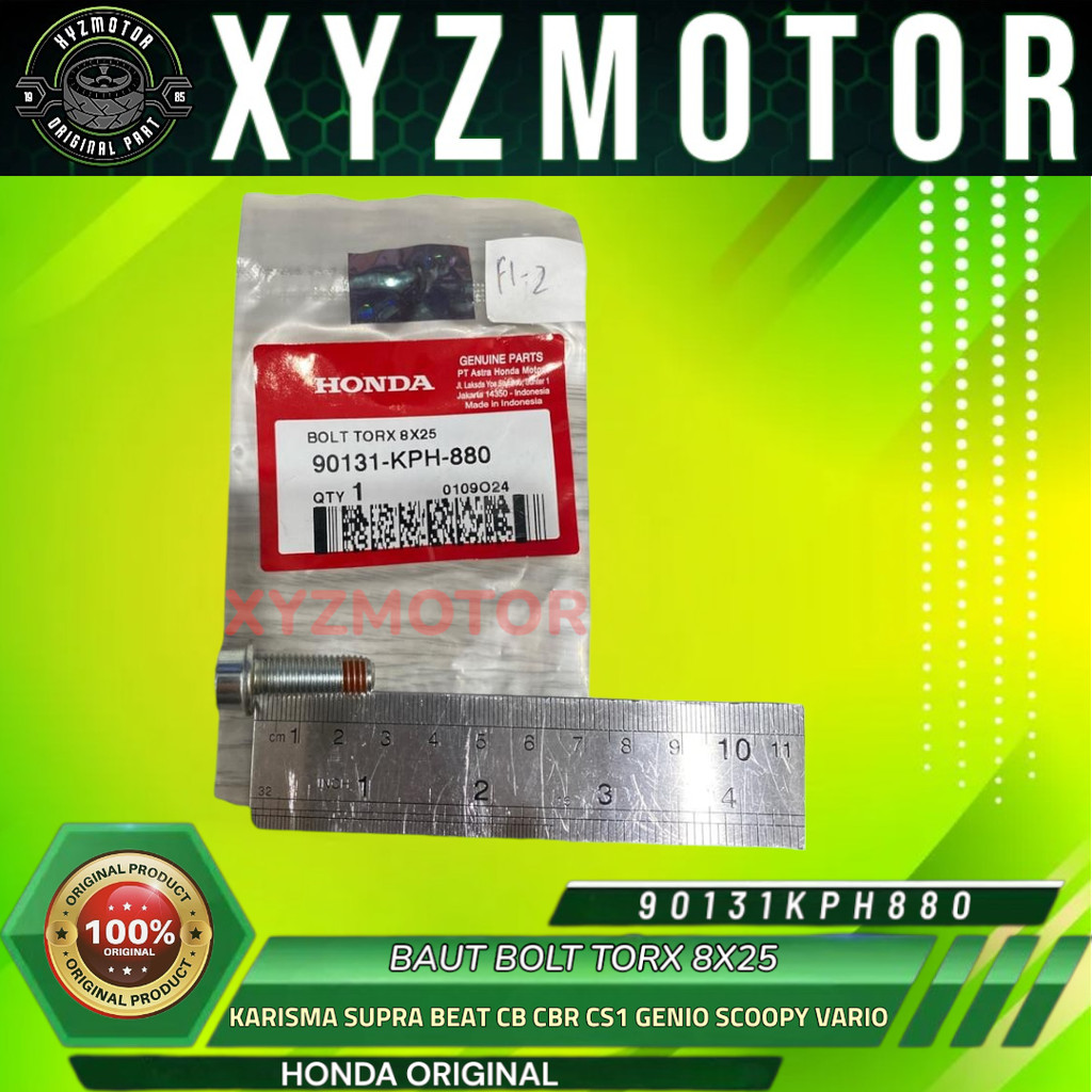 Jual BAUT BOLT TORX 8X25 KARISMA SUPRA BEAT MEGAPRO VARIO CB CS1 CBR ...