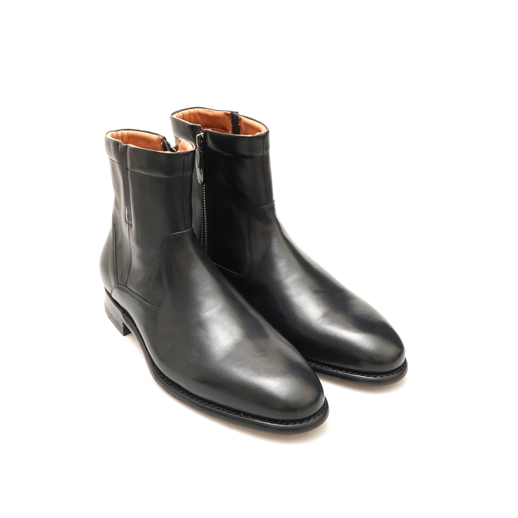 Jual JEROME BLACK Sepatu Kulit Boots Pria by Mario Minardi | Shopee ...