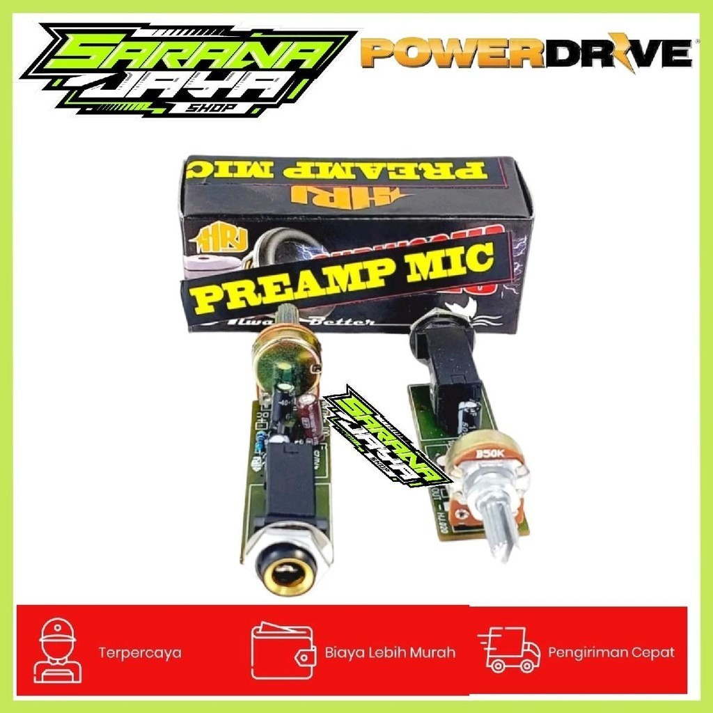 Jual KIT PRE AMP MIC plus Soket akai mic | Shopee Indonesia