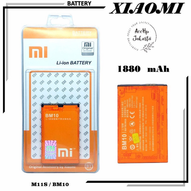 Jual BATTERY BATU BATRE BATRAI BATERAI Xiaomi Mi 1 BM10 - Baterry Xiaumi MI 1 BM 10 Ori 100% ...
