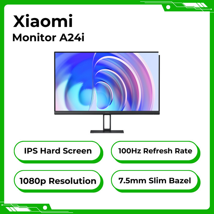 Jual mi Monitor A24i Desktop Computer 24 inch Slim Bazel 100Hz Refresh ...