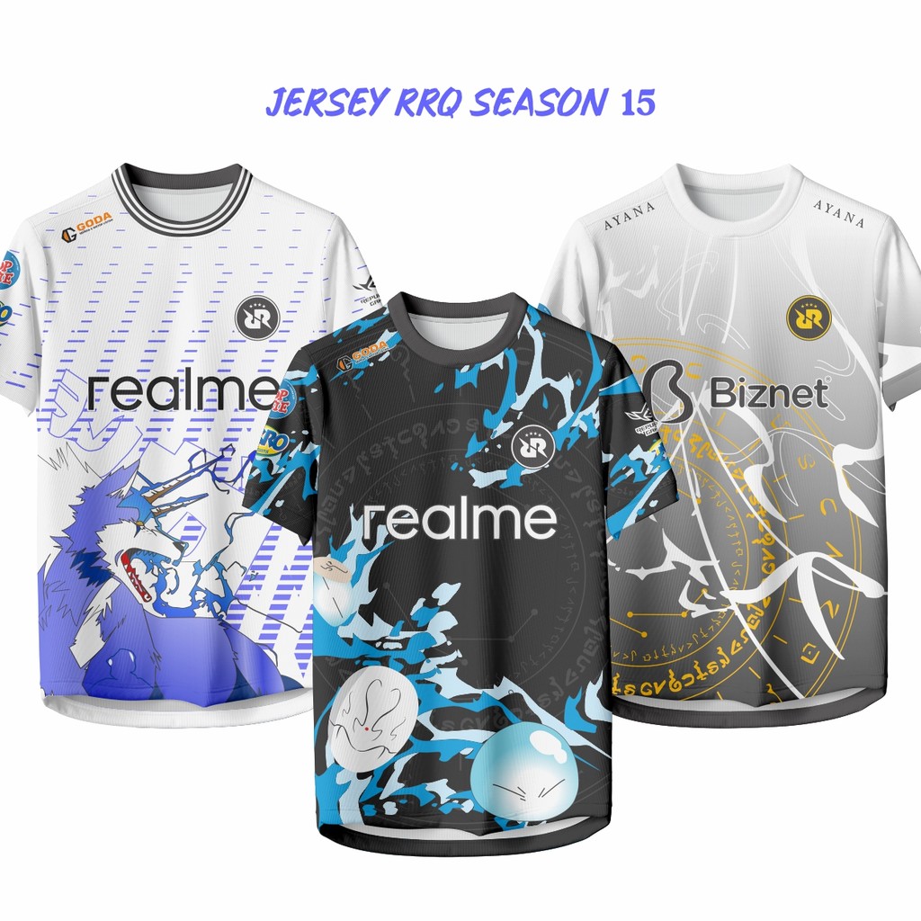 Jual BAJU Jersey RRQ 2025 Terbaru Gratis Pasang Nama dan Nomor punggung ...