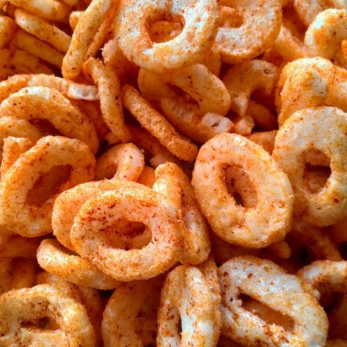 Jual Snack Camilan Krupuk Koin Pedas / Ring Pedas / Krupuk Setan 250 gr ...