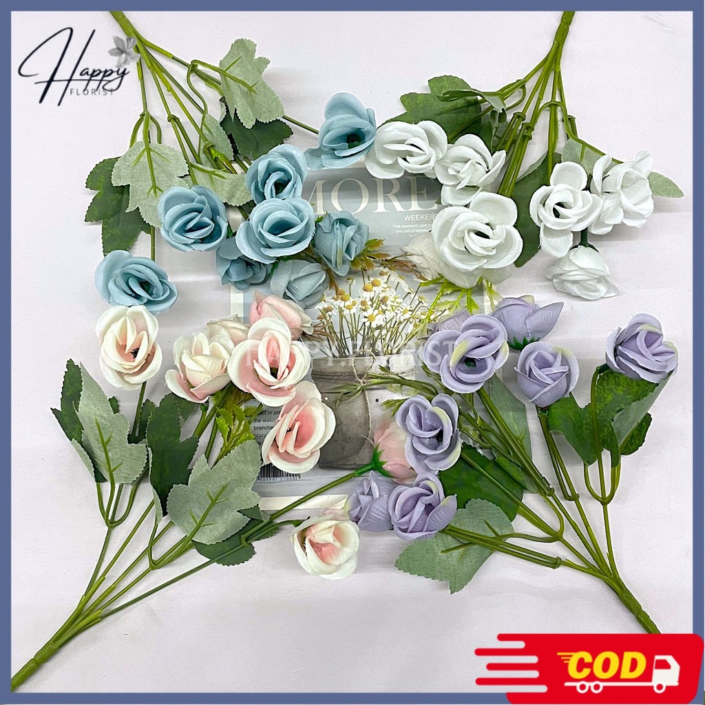 Jual Bunga Mawar Mini Cabang 5 Bunga Hias Hantaran Mini Bunga ...