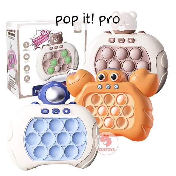 Jual Zoetoys Pop It Pro | Pop It Push Bubble Game Challenge | Fidget ...