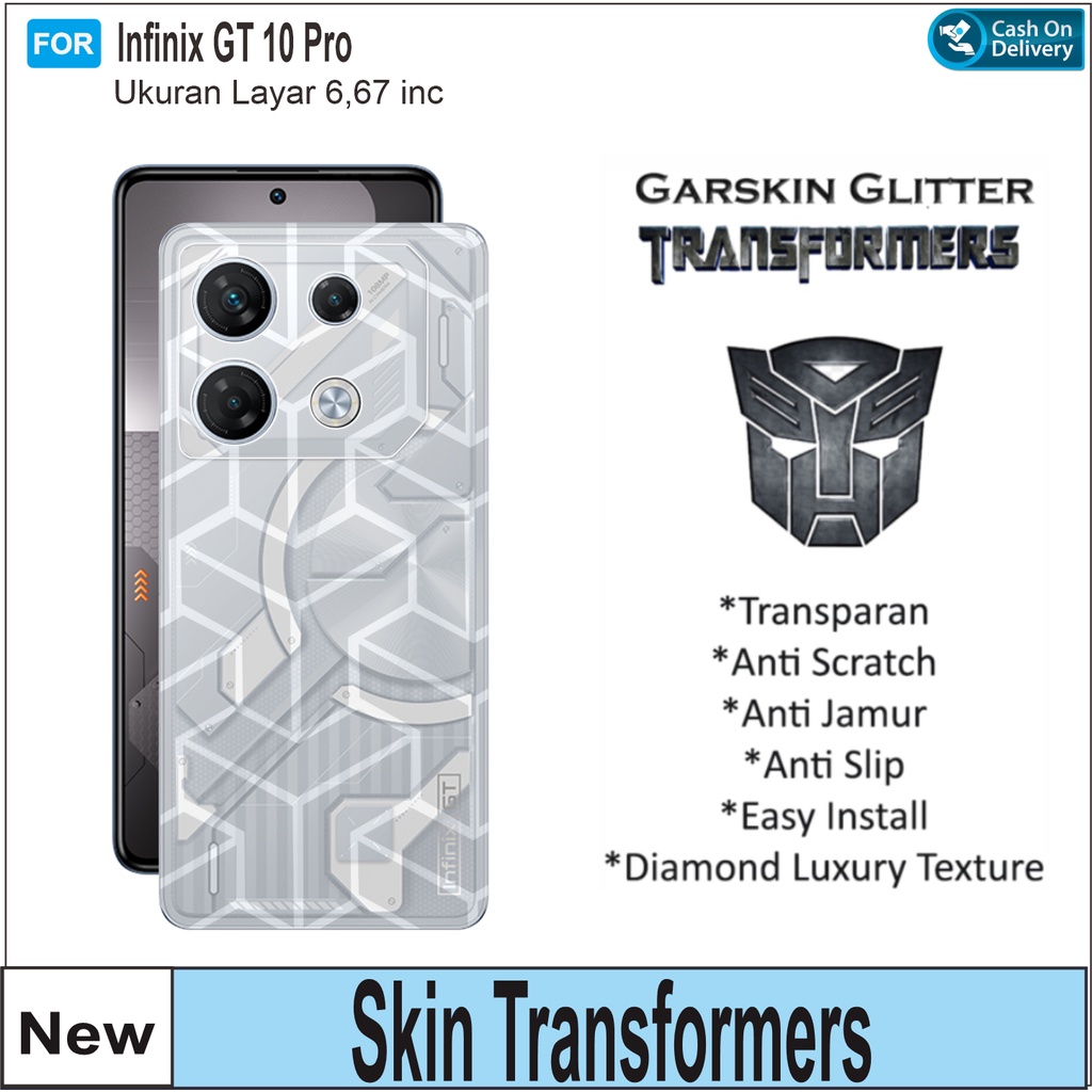 Jual Skin Carbon Infinix GT 10 Pro Garskin Diamond/Transformers ...
