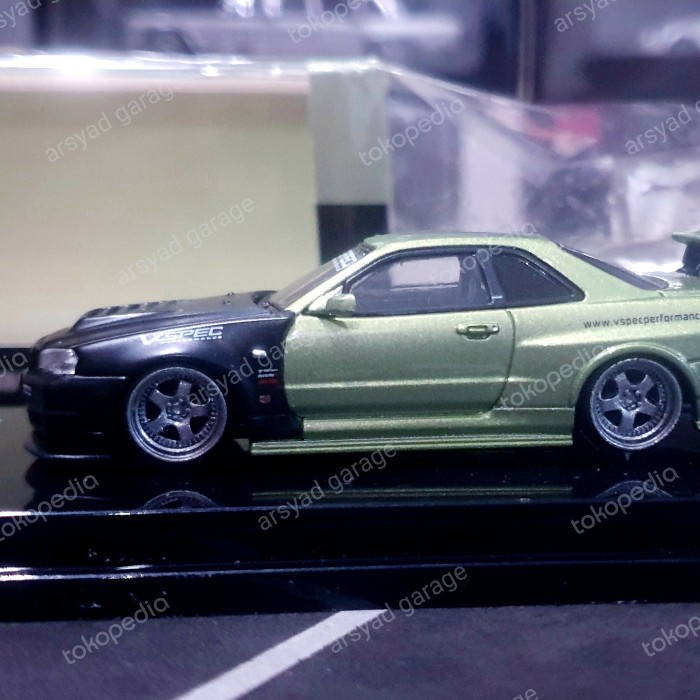 Jual Diecast Inno64 Nissan Skyline GTR R34 M Spec Nismo Omori Factory Swap LP27 | Shopee Indonesia