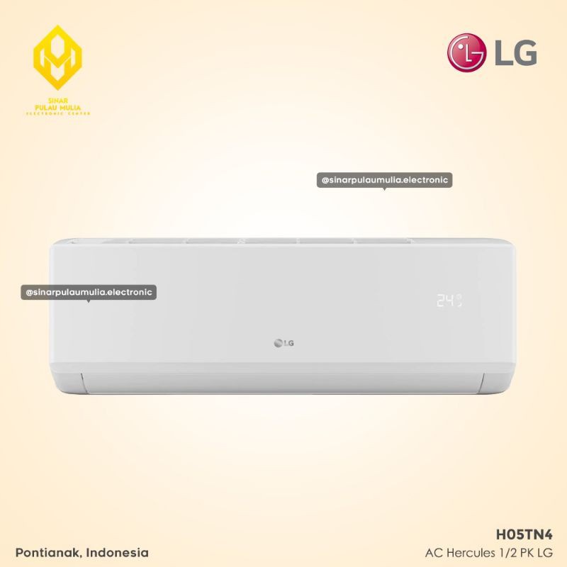 Jual LG AC Standard Hercules 1/2 PK [Turbo Cooling] - H05TN4 / H 05 TN ...