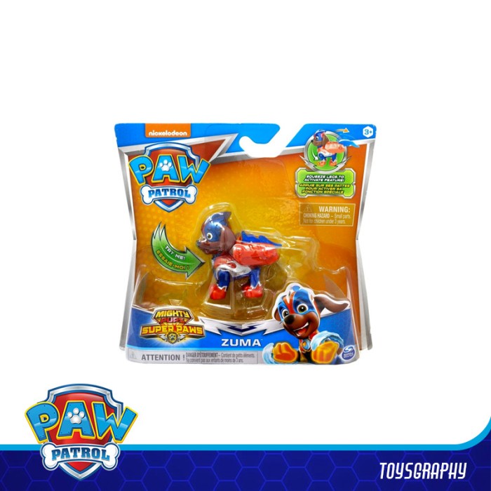 Jual Paw Patrol Mighty Pups Super Paws Zuma Action Figure Nickelodeon ...