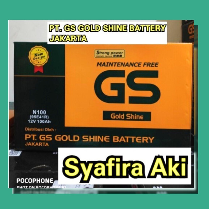 Jual Produk Aki Genset Gs Mf N100 Aki Kering 12V / 100Ah Original ...