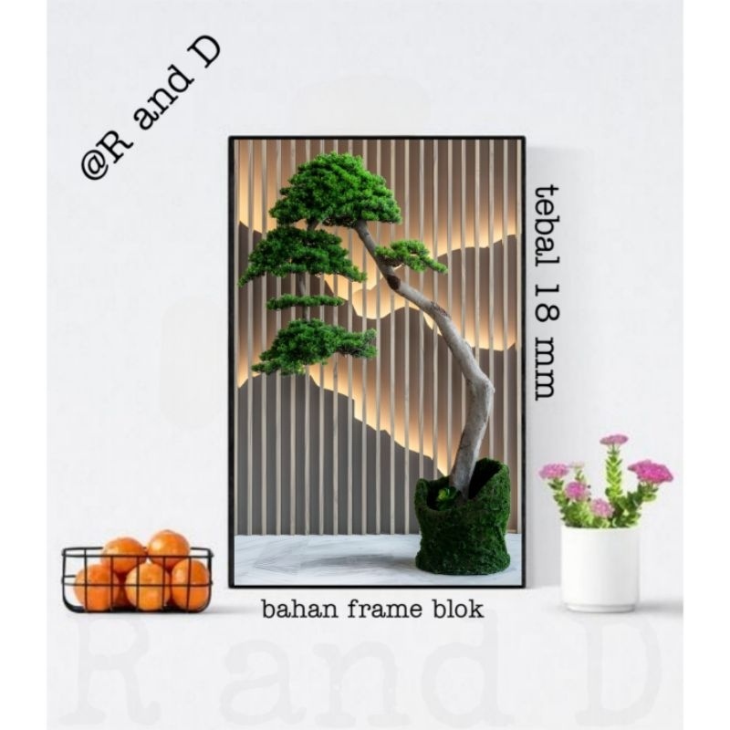 Jual Hiasan Dinding Tanaman Ukuran 47x31 Hiasan dinding ruang tamu poster bonsai | Hiasan ...