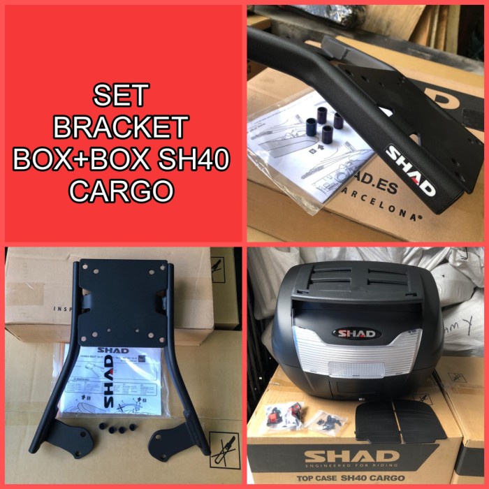 Jual SET BRACKET TOP BOX HONDA SCOOPY BOX SH40 CARGO BREKET BOX SCOPPY ...