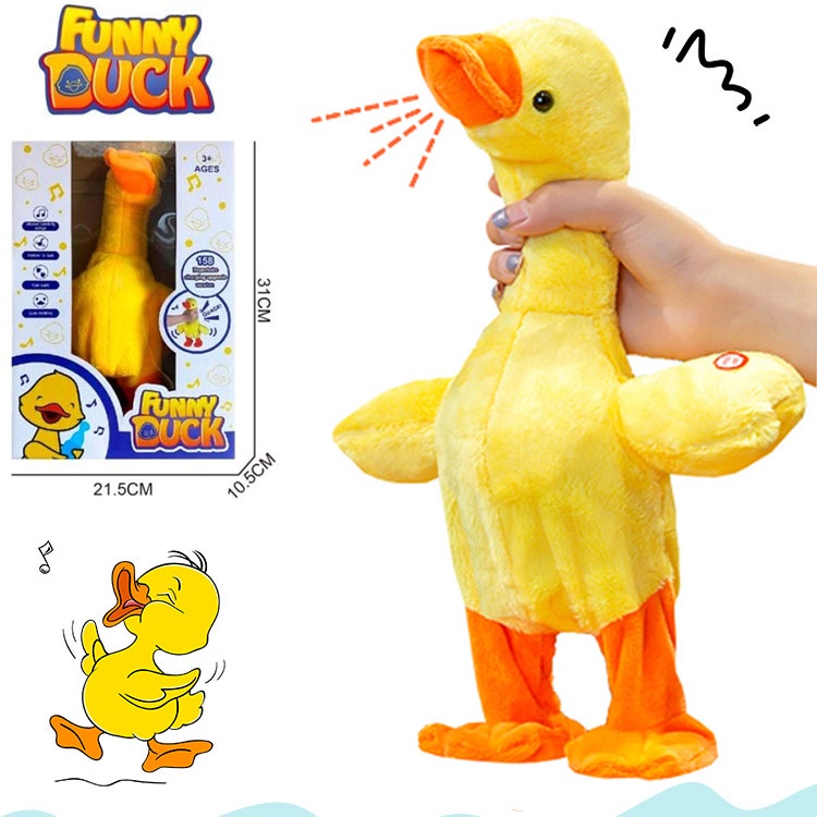 Jual Mainan Boneka Funny Duck Bebek Musik Bebek Dancing Duck Bebek ...
