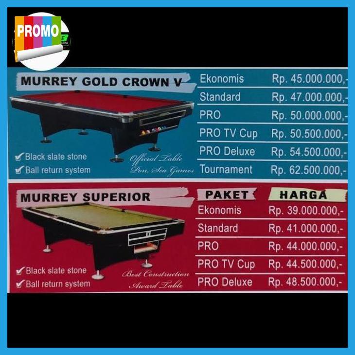 Jual Paket meja billiard murrey gold crown|Superior|Billiyar|Billiyard ...