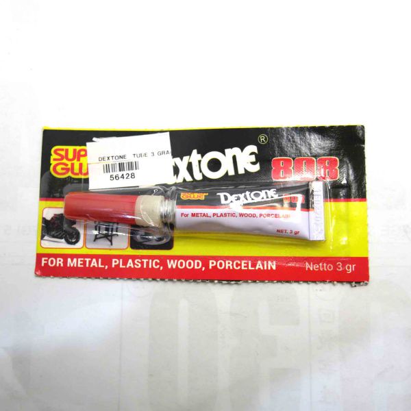 Jual DEXTONE 808 RED / LEM SUPER GLUE / TUBE 3 GRAM | Shopee Indonesia