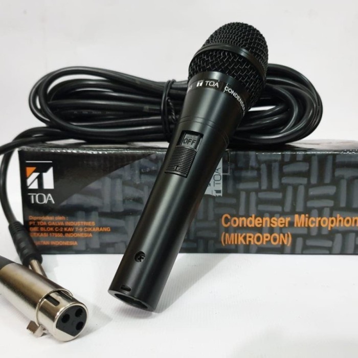 Jual Mic TOA Condensor ZM 300 AS Original Garansi Resmi | Shopee Indonesia