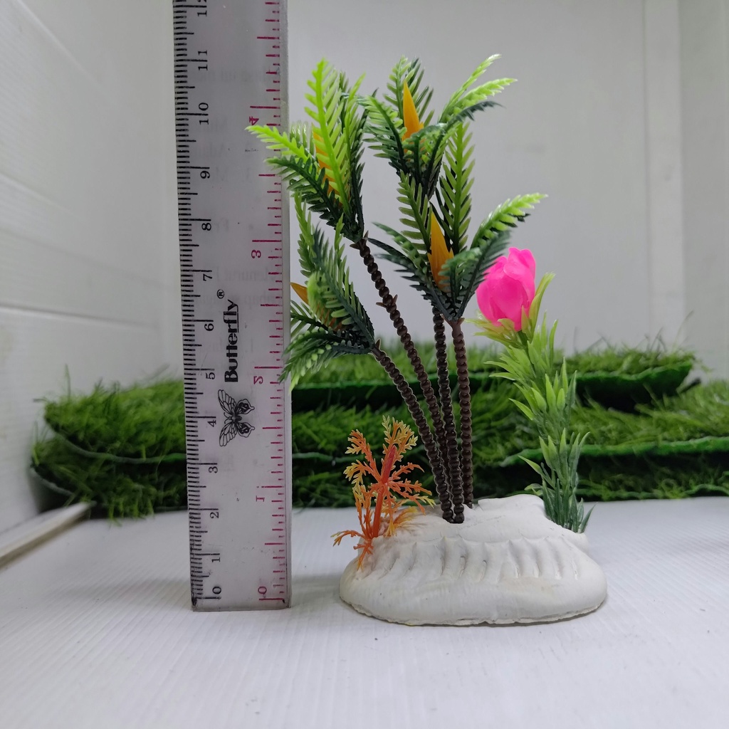 Jual Hiasan Aquarium Aquaspace Tanaman Rumput Plastik Model Rumput ...
