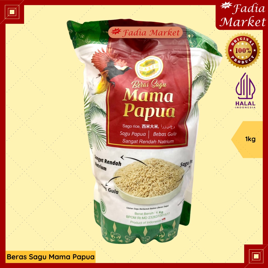 Jual Beras Sagu Mama Papua Galih Bebas Gula Gluten Free Rendah Natrium ...