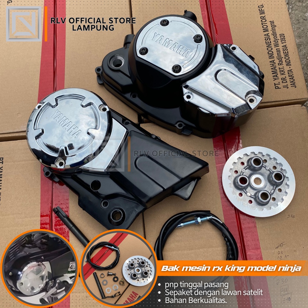 Jual Bak kopling rx king Model Ninja - bak mesin rx king kiri kanan tinggal pasang | Shopee ...