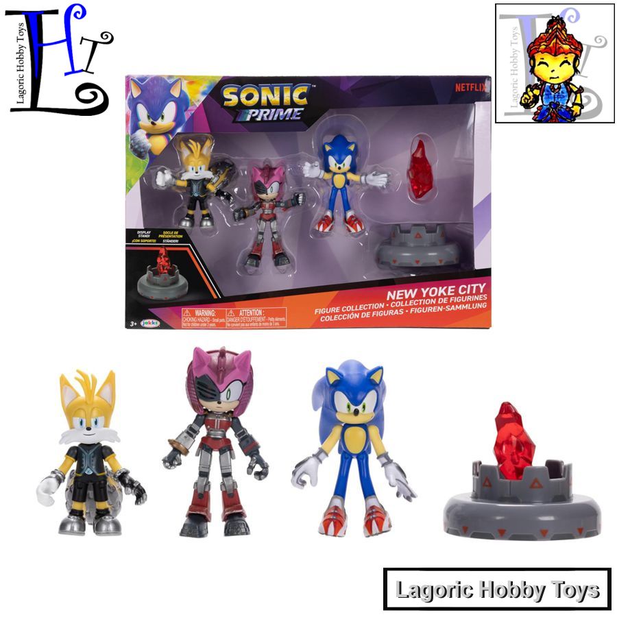 Jual Sonic Prime 2.5inch Multipack New Yoke City Original Mainan Figure ...