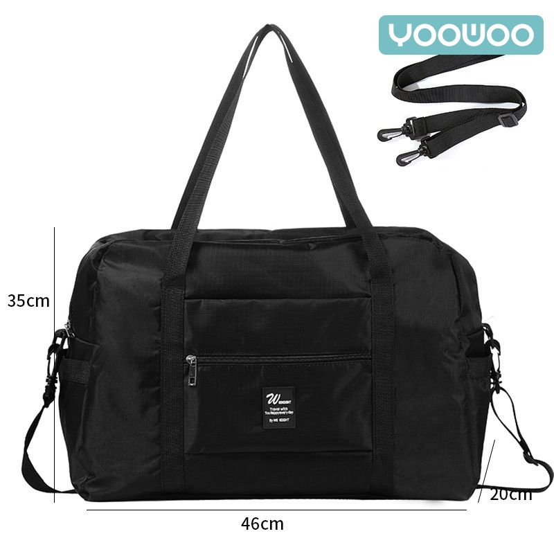 Jual YooWoo Tas travel jinjing besar / tas travel kain oxford ...