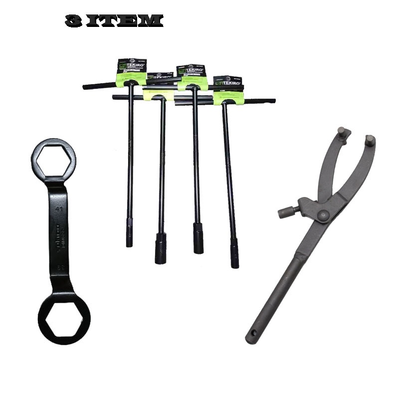 Jual PAKET KOMPLIT Treker CVT + Kunci 39x41 + Kunci T 8 10 12 14MM - Treker CVT Set / Penahan ...