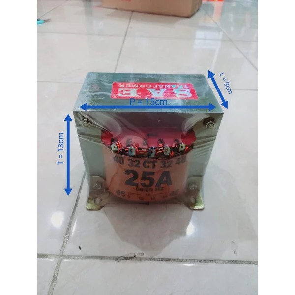 Jual TRAVO TRAFO TRANSFORMER SAE 25A CT 45 MURNI travo sae 25 amper ct 45v | Shopee Indonesia