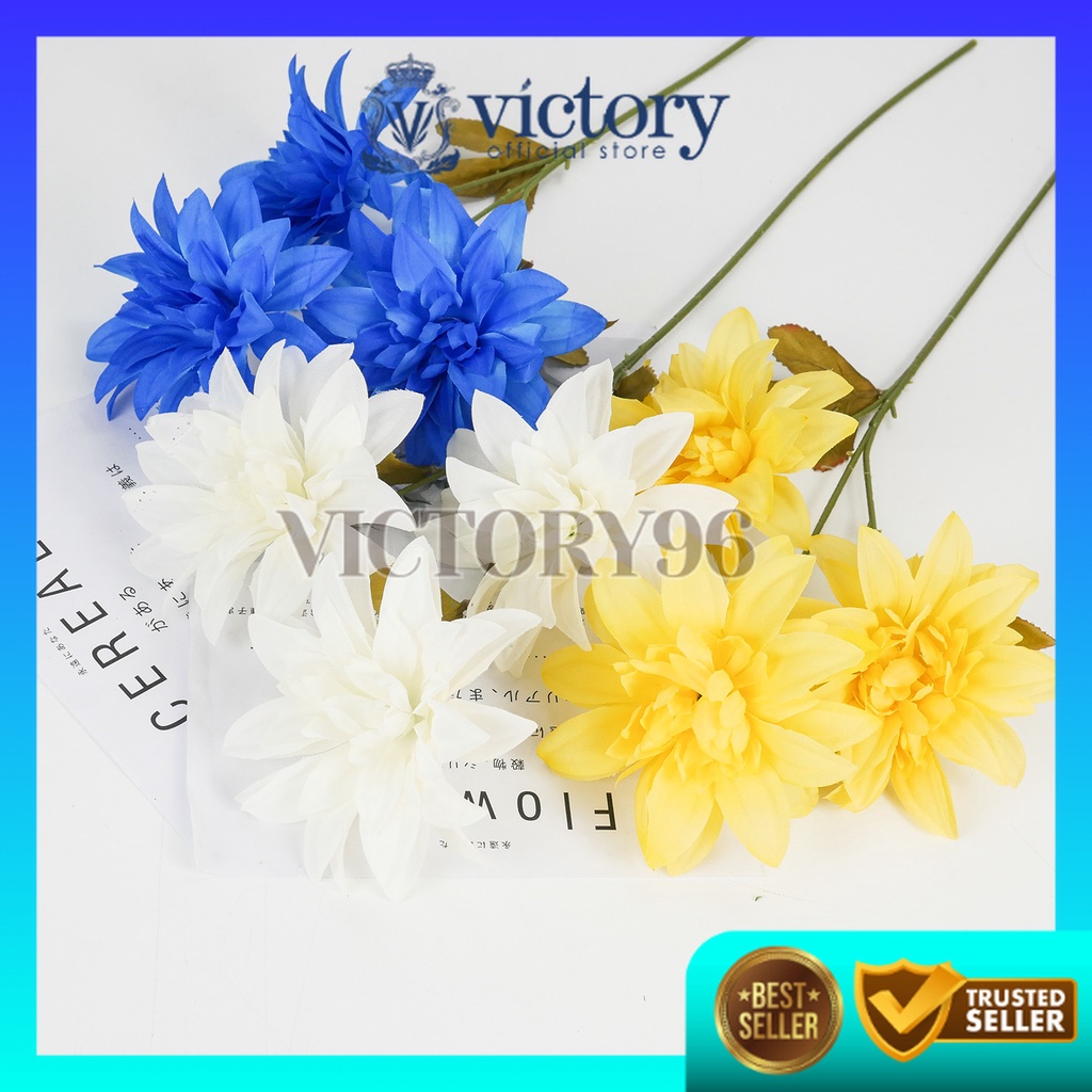 Jual BUNGA CRISANT PEARL TANGKAI PANJANG ROSE KRISAN 3 KUNTUM BUNGA ...