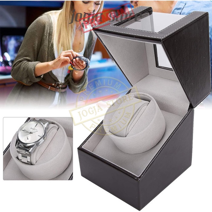 Jual Automatic Watch Winder Pemutar Kotak Jam Tangan Display Jam Tangan ...