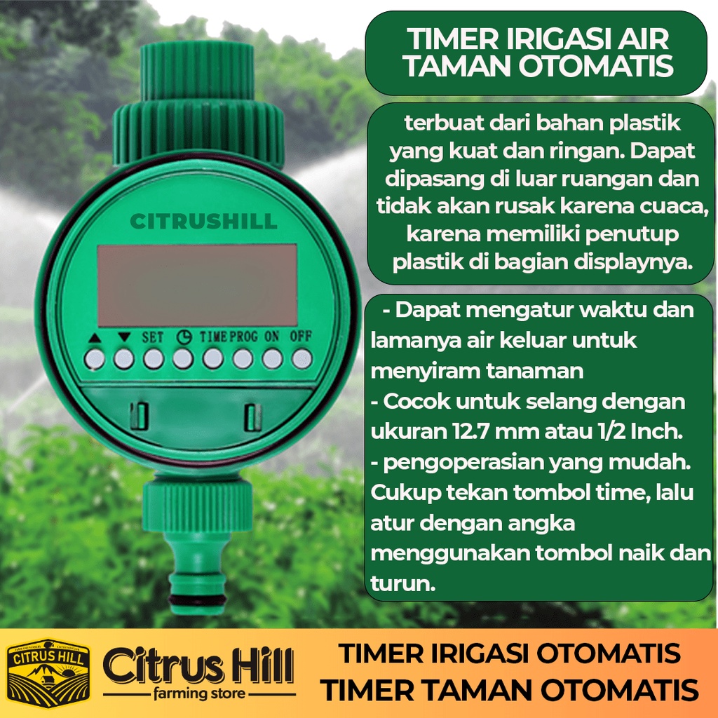 Jual Digital Automatic Irigasi Timer Air Taman Otomatis Alat Penyiram ...