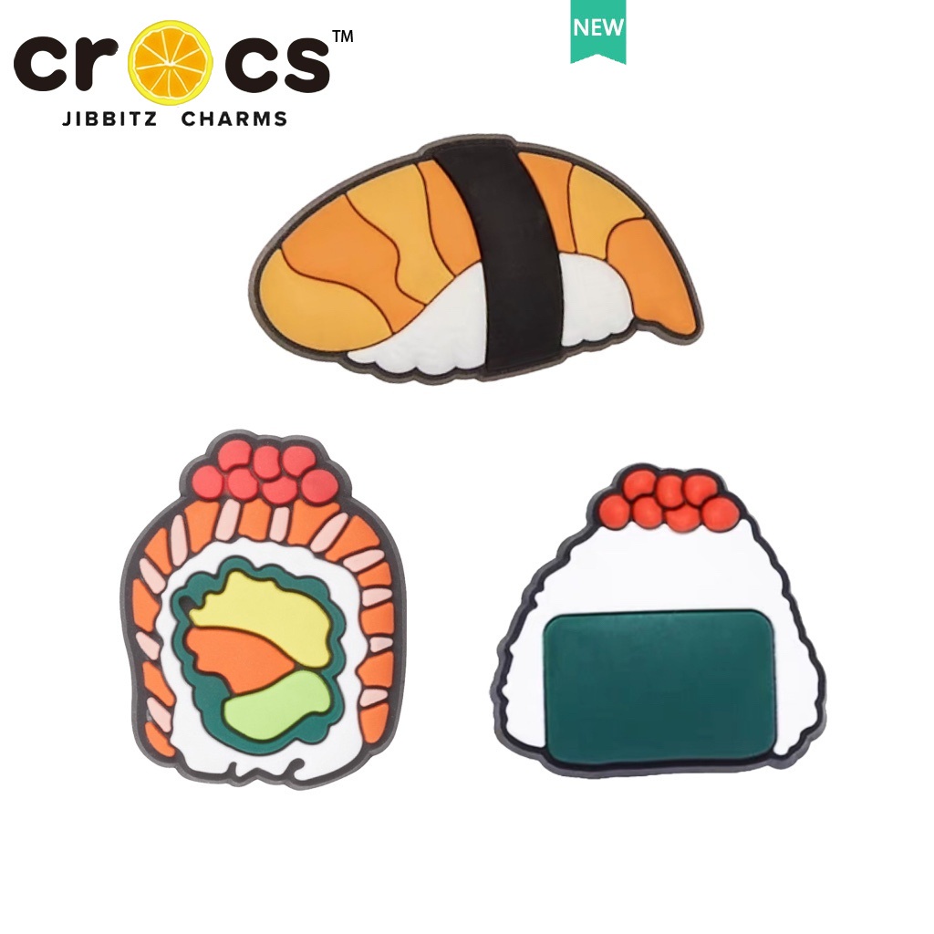 Jual Jibbitz crocs charms Sushi Series Shoe Buckle Hole Shoe ...