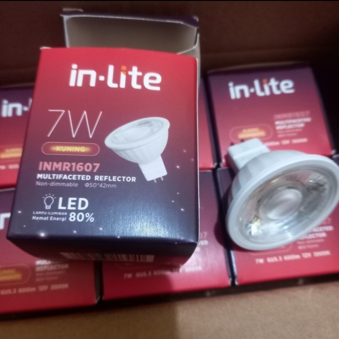 Jual Lampu MR16 LED IN-lite Inlite INMR1607 7W MR 16 7 W 7 Watt 12V Spot | Shopee Indonesia