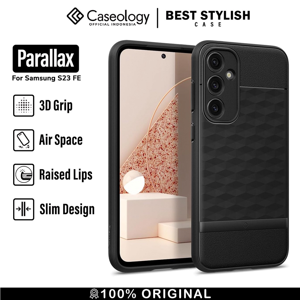 Jual Case Samsung Galaxy S23 FE Caseology Parallax 3D Matte Cover ...