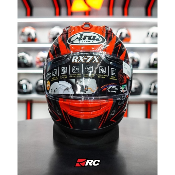Jual Arai RX7X Radical Red | Shopee Indonesia