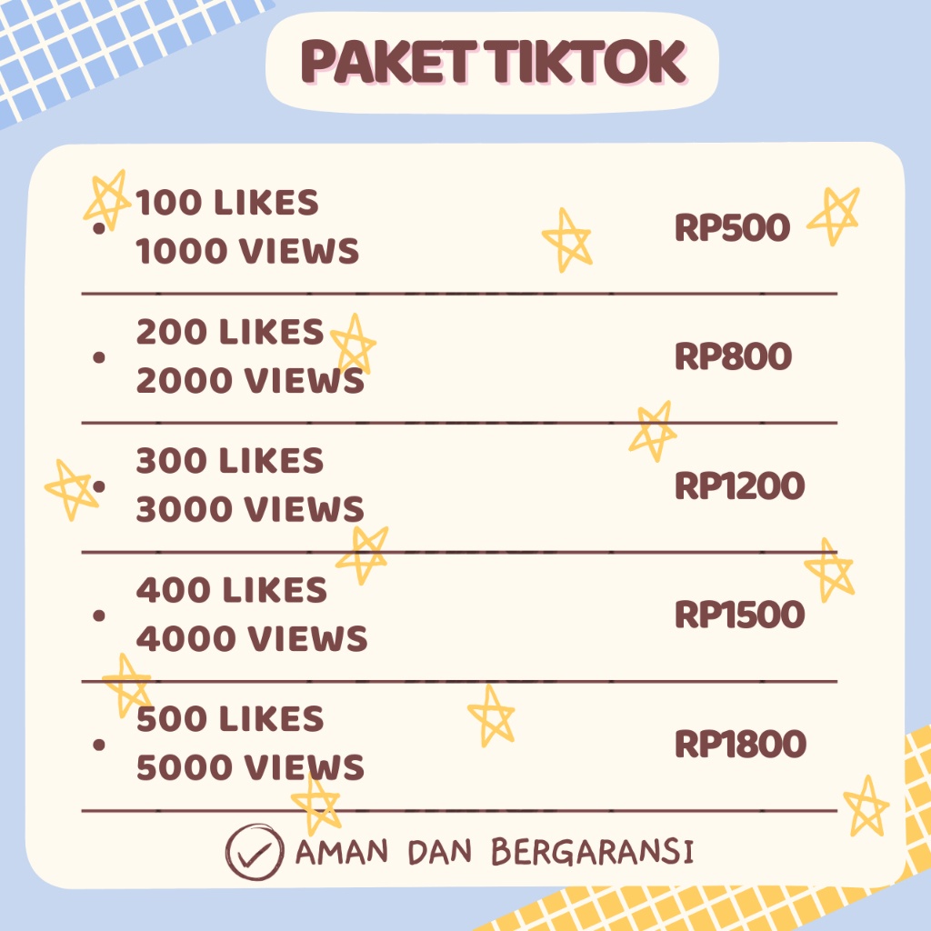 Jual 𝙎𝙩𝙖𝙧𝙨𝙎𝙈𝙈 - 𝙋𝙖𝙠𝙚𝙩 𝙏𝙞𝙠-𝙏𝙤𝙆.𝙁𝙔𝙋 𝘽𝙚𝙨𝙩 𝙌𝙪𝙖𝙡𝙞𝙩𝙮 𝙁𝙖𝙨𝙩 𝙒𝙤𝙧𝙡𝙙𝙬𝙞𝙙𝙚 | Shopee ...