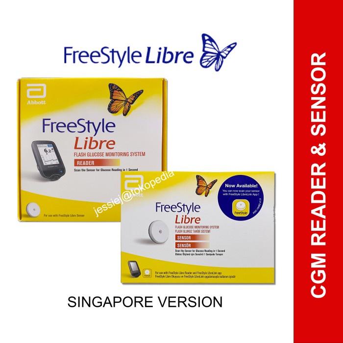 Jual Freestyle Libre Starter Pack (Reader + Sensor) versi Singapore ...