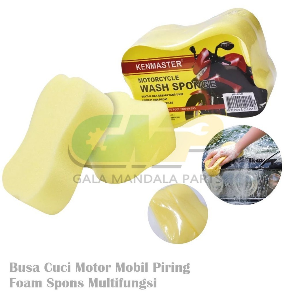 Jual Kenmaster Busa Cuci Motor Mobil Piring Sponge Car Wash Foam ...
