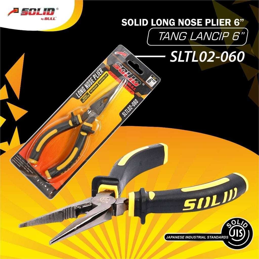 Jual SOLID Tang lancip 6 Inch/Long nose plier/Tang Lacip 6 inch Kuat ...