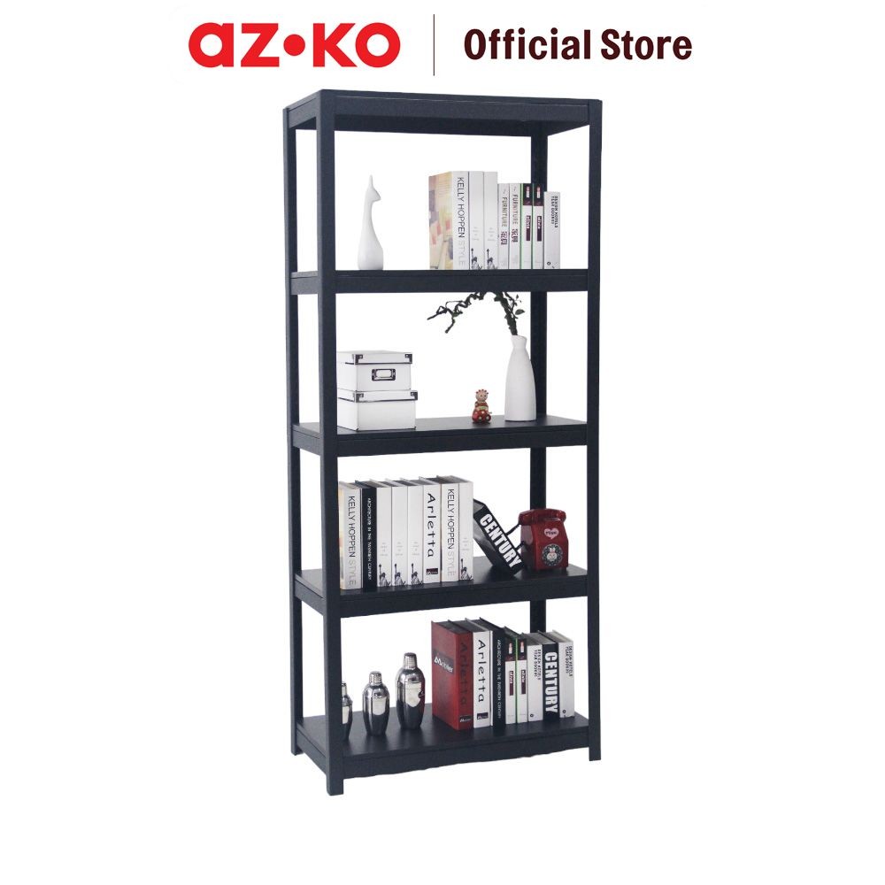 Jual AZKO Krisbow Rak Besi 5 Tingkat - Hitam Storage Rack Metal Tempat ...
