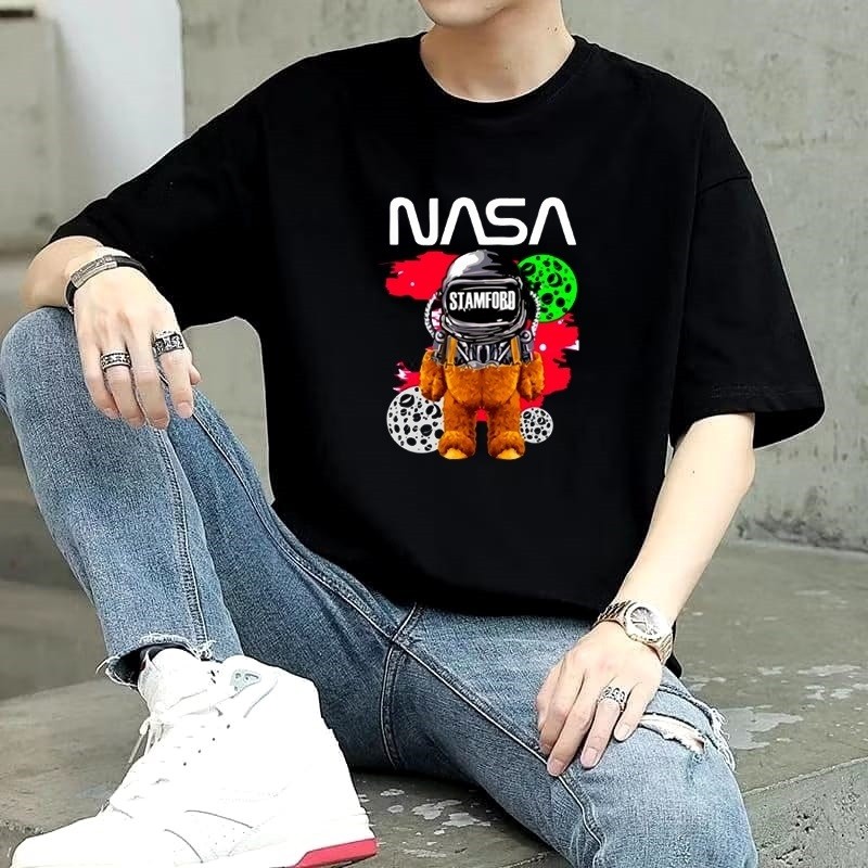 Jual LABBANG BAJU T-SHIRT PRIA WANITA NASA ASTRONOT PRINT DTF STYLE ...