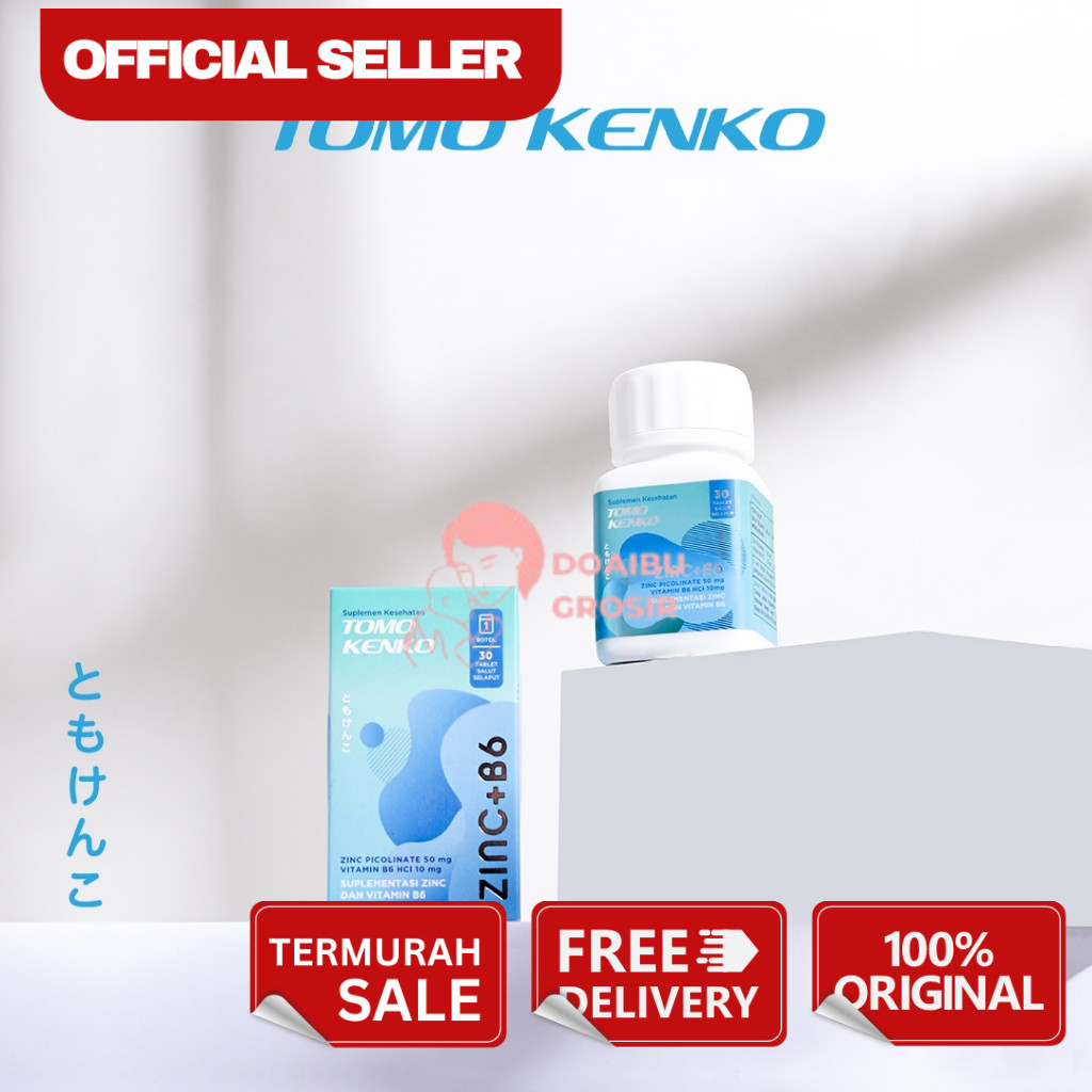 Jual Tomo Kenko Zinc 50 mg + Vitamin B6 High Quality | Daya tahan Tubuh ...