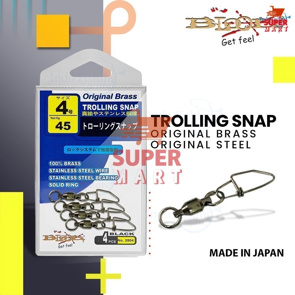 Jual Supermart Surabaya Trolling Snap Kili-kili Pancing BLOOD-X Ball ...