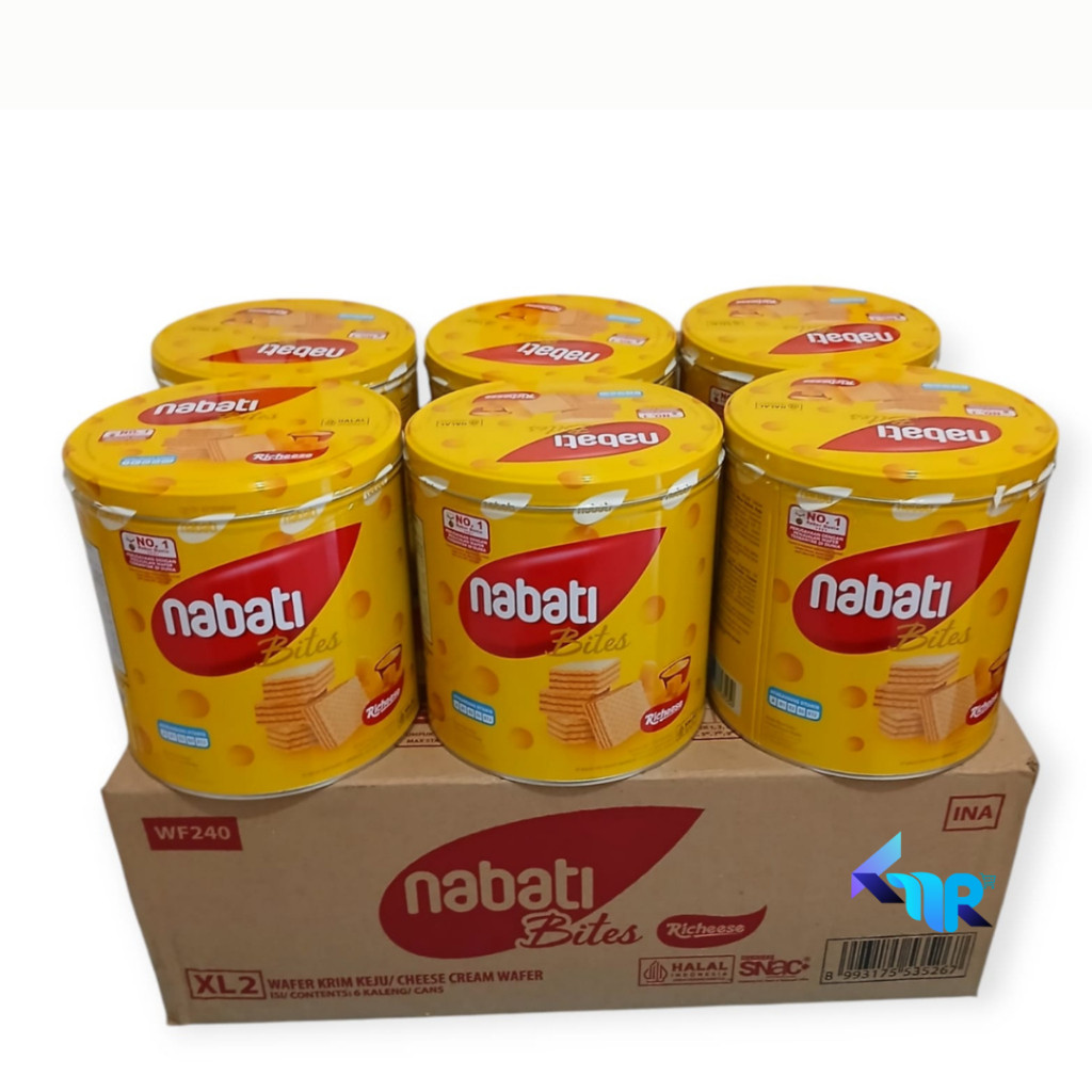 Jual Wafer Nabati Richeese 1 Dus isi 6 Kaleng @240gr rasa Keju | Shopee ...