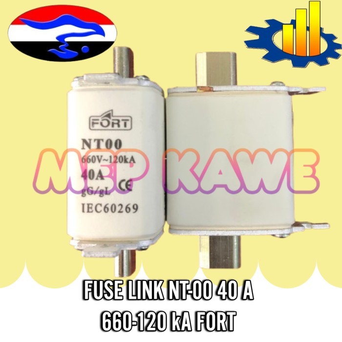 Jual FUSE LINK NT-00 40 AMPERE 660-120 kA FORT | Shopee Indonesia