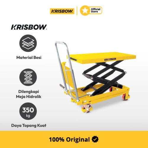 Jual Krisbow Hydraulic Scissor Lift 130 cm X 350 Kg Prslm0313 | Shopee ...