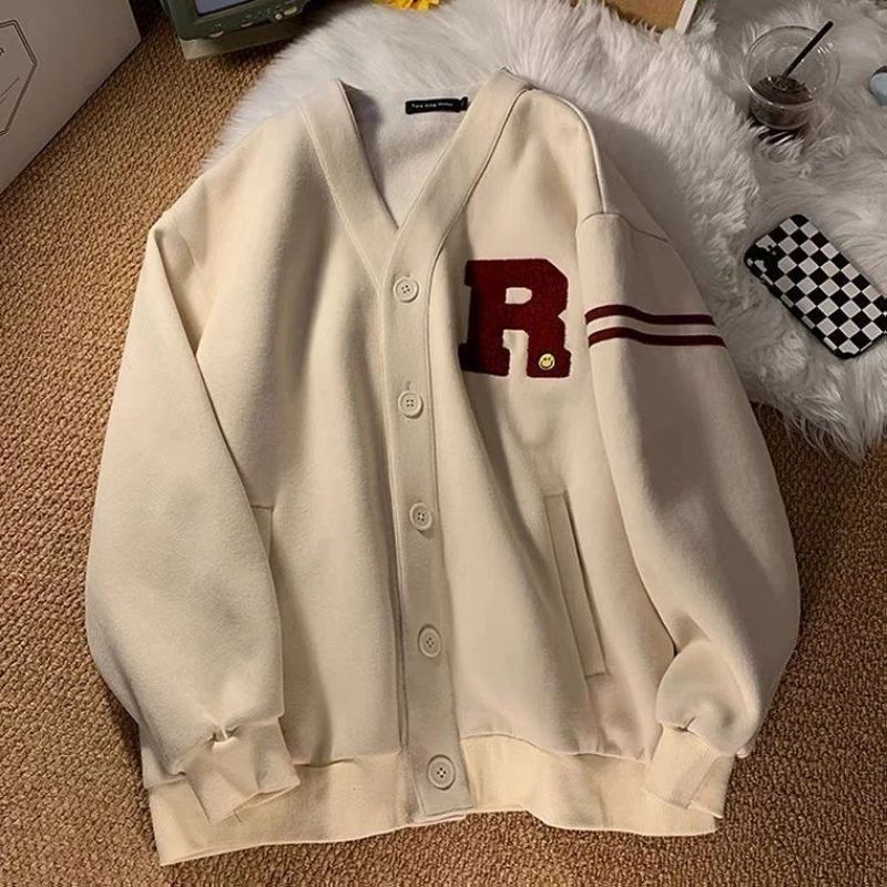 Jual Outfit Kardigan Sweater Wanita ROBIN SMILE Kardigan Oversize ...