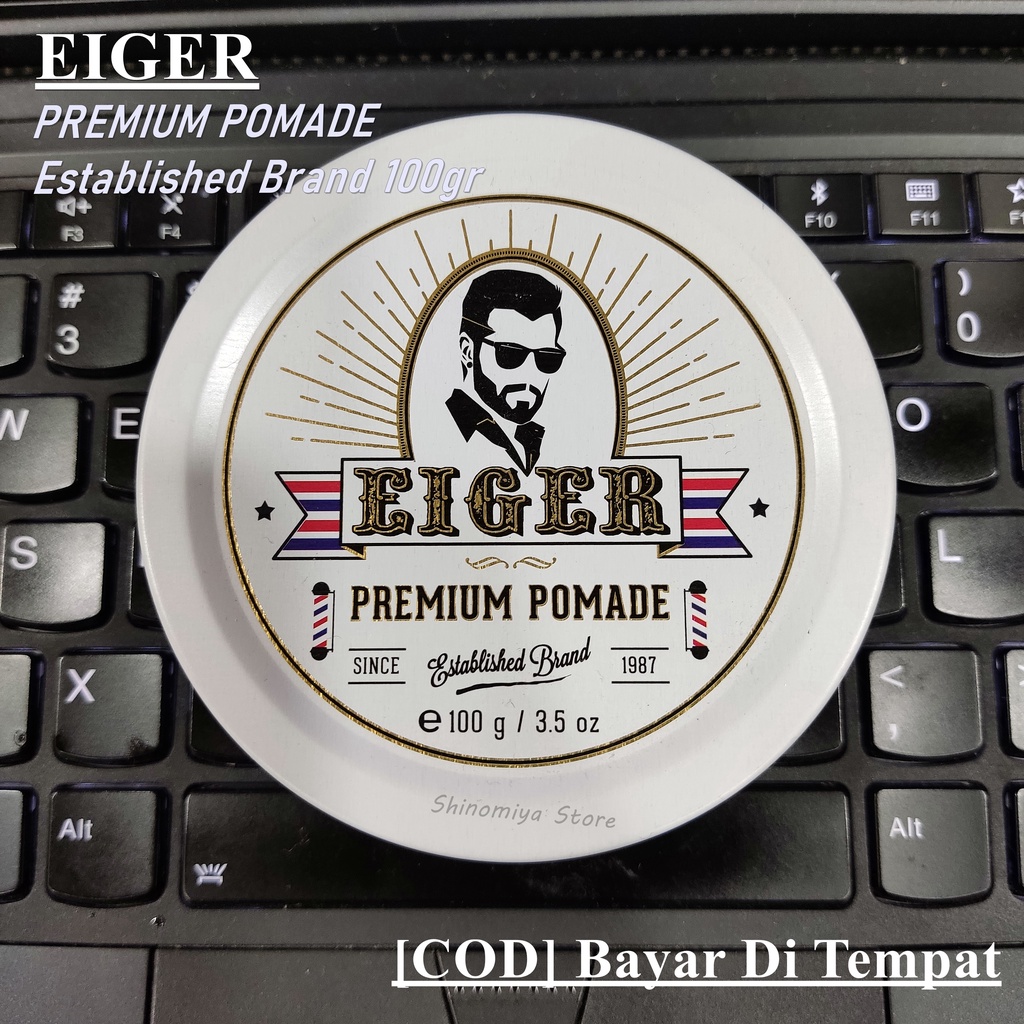Jual POMADE EIGER PREMIUM POMADE 100gr PUTIH/STYLING RAMBUT PRIA ...
