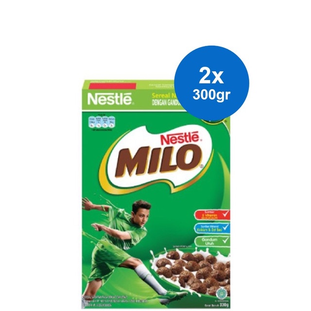 Jual Milo Cereal 300g x 2 | Shopee Indonesia